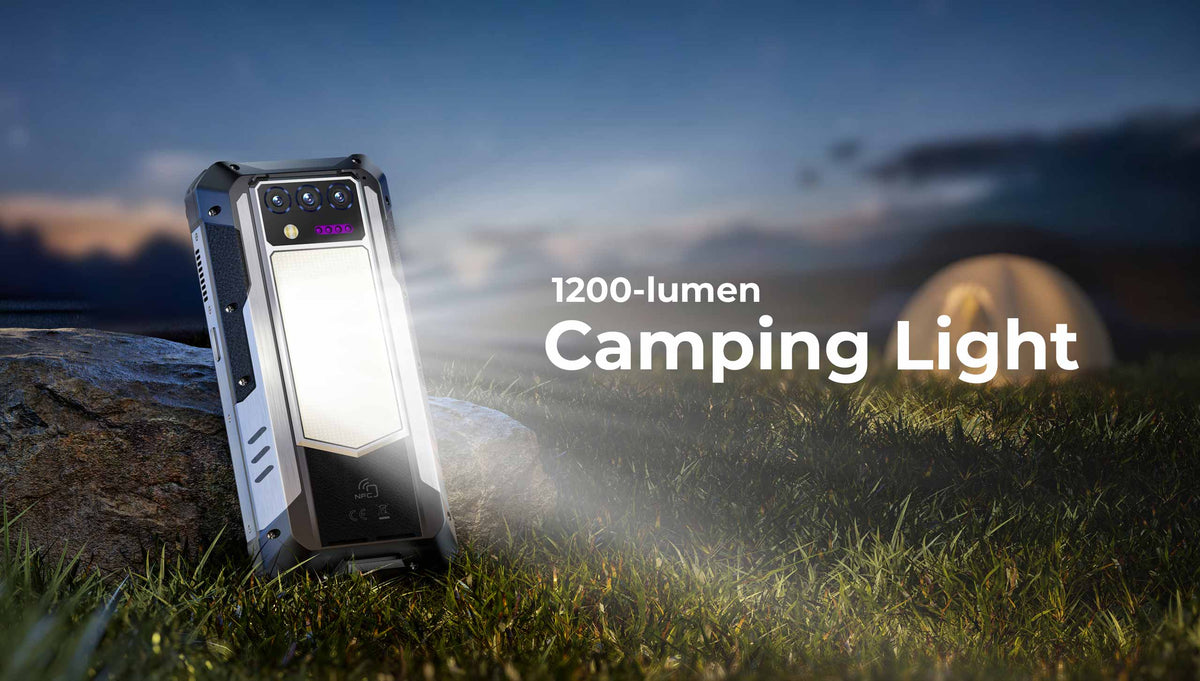 Oukitel WP100 TITAN 5G Rugged Phone – 6.8", 33,000mAh, Projector, 16GB